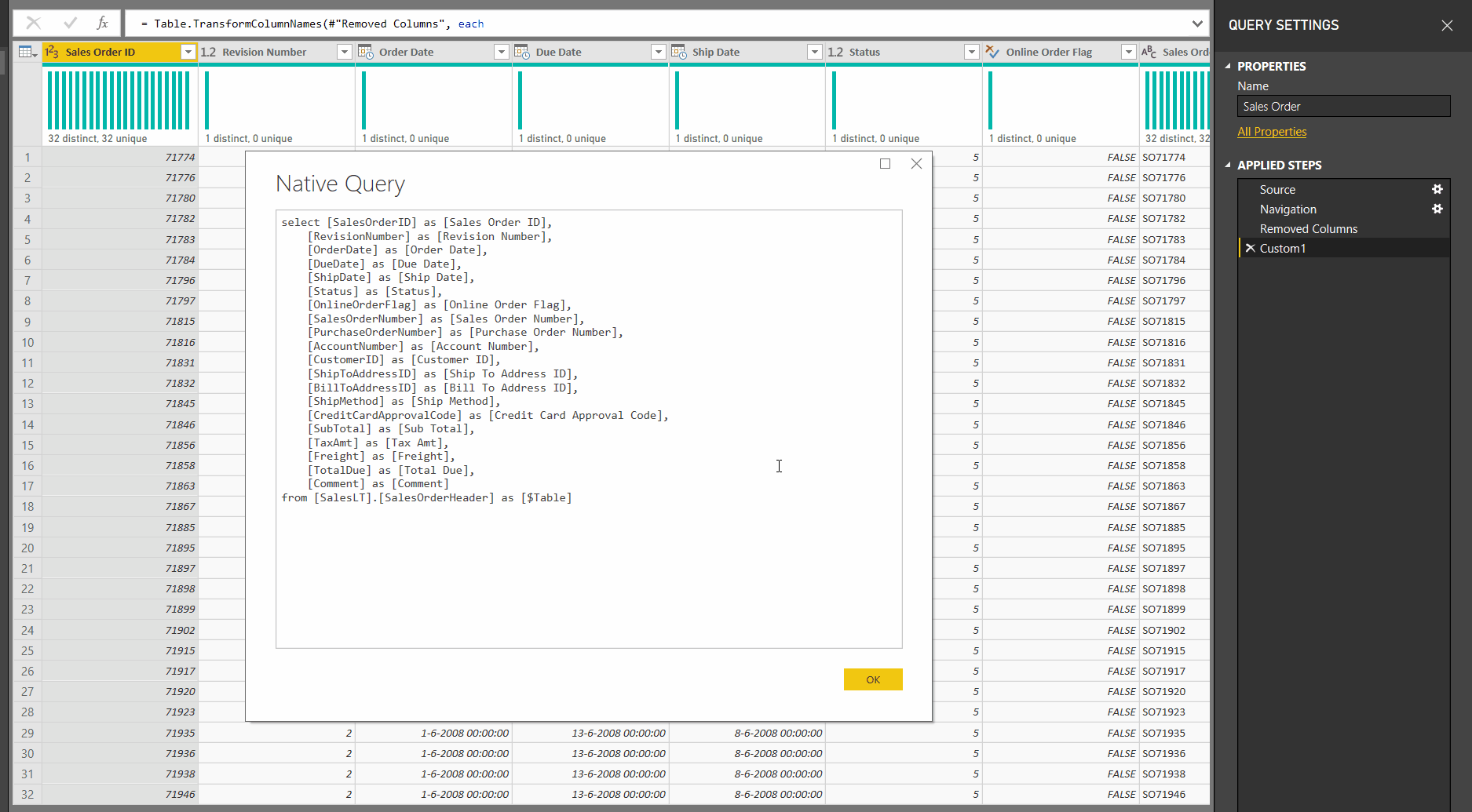 Top N & query folding to improve report building! – Data – Marc