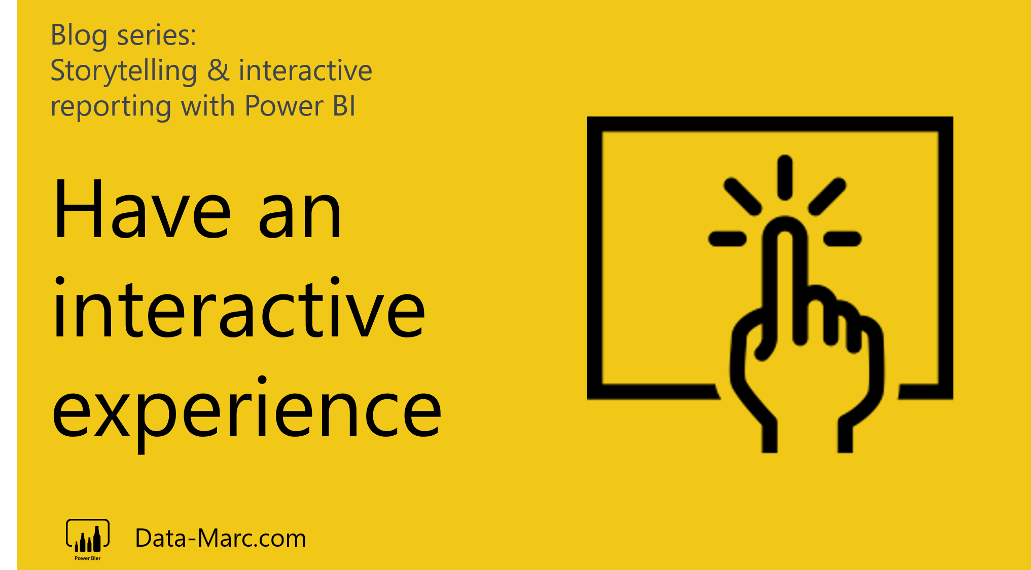 Storytelling with Power BI 4/7: Have an interactive experience – Data ...