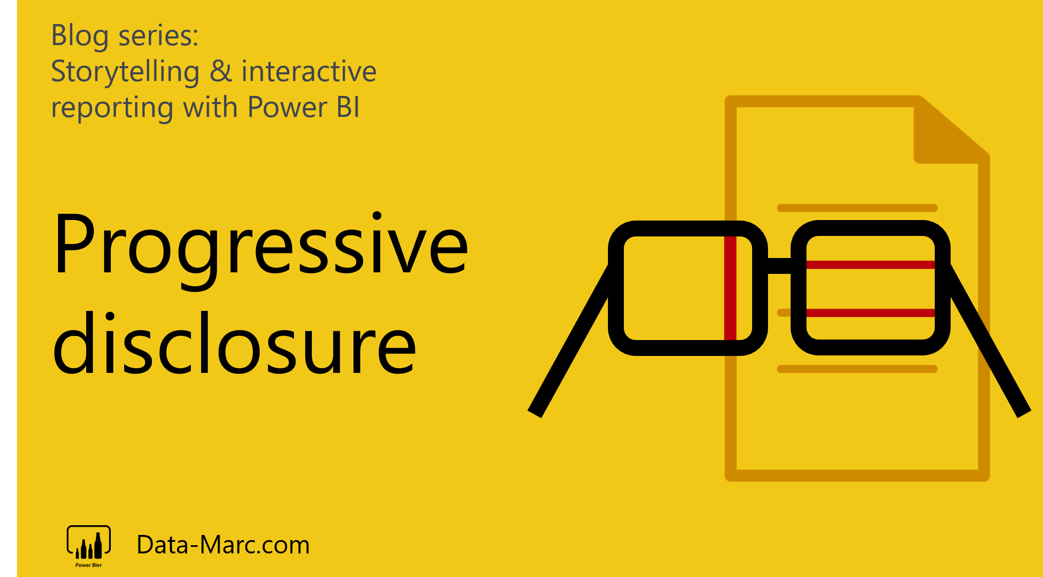Storytelling with Power BI 6/7: Progressive disclosure – Data – Marc