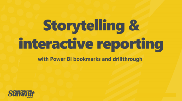 Webinar recap & blog series: Storytelling & interactive reporting with ...