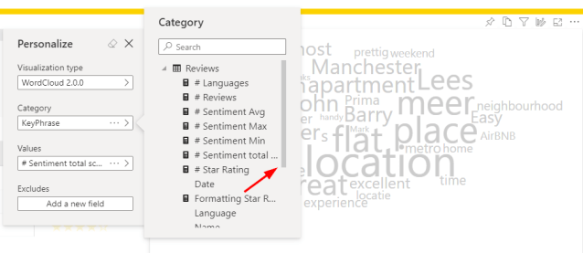 Power BI visual customization – using perspectives – Data – Marc