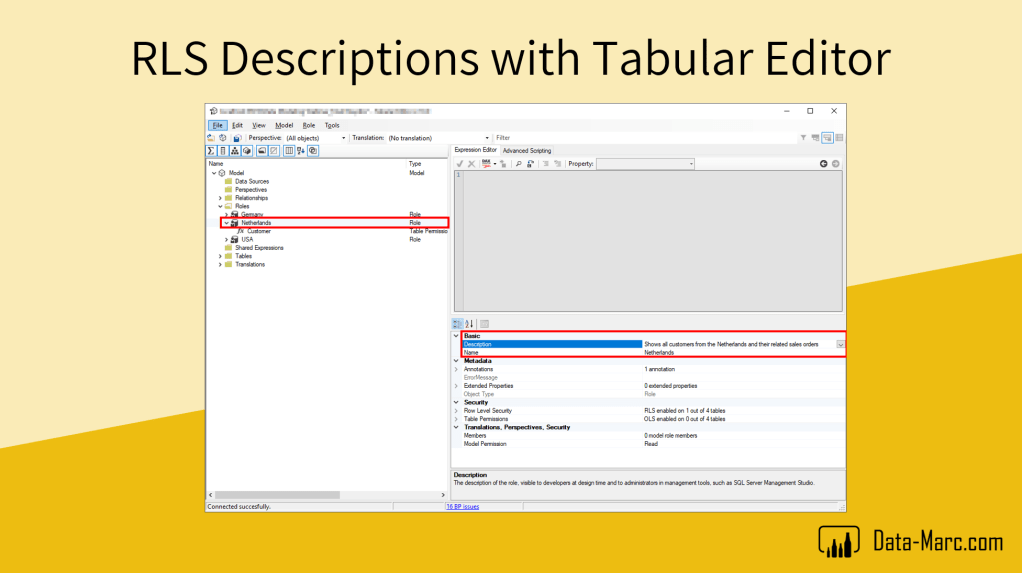 Add descriptions for everything you create in Power BI! – Data – Marc