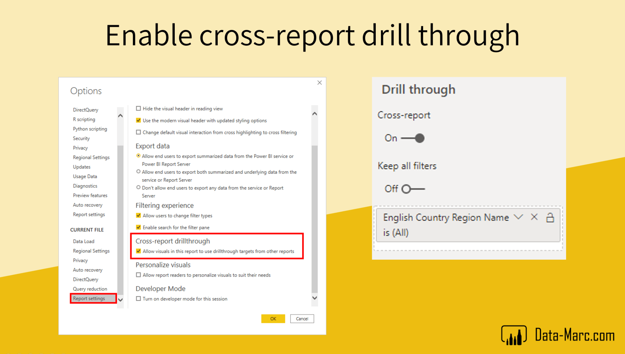 Jump from one Power BI report to another by using cross-report drill ...