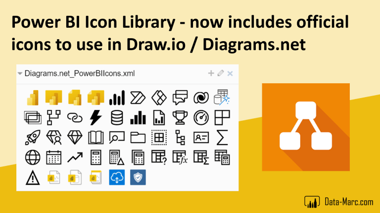 Power BI Icon Library – now includes official icons to use in Draw.io ...