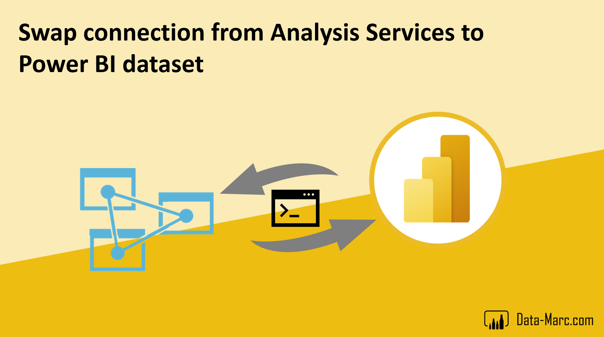 Swap connection from Analysis Services to Power BI dataset – Data – Marc