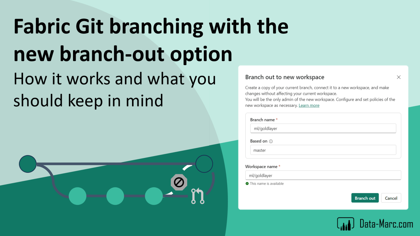Fabric Git branching with the new branch-out option how it works and ...