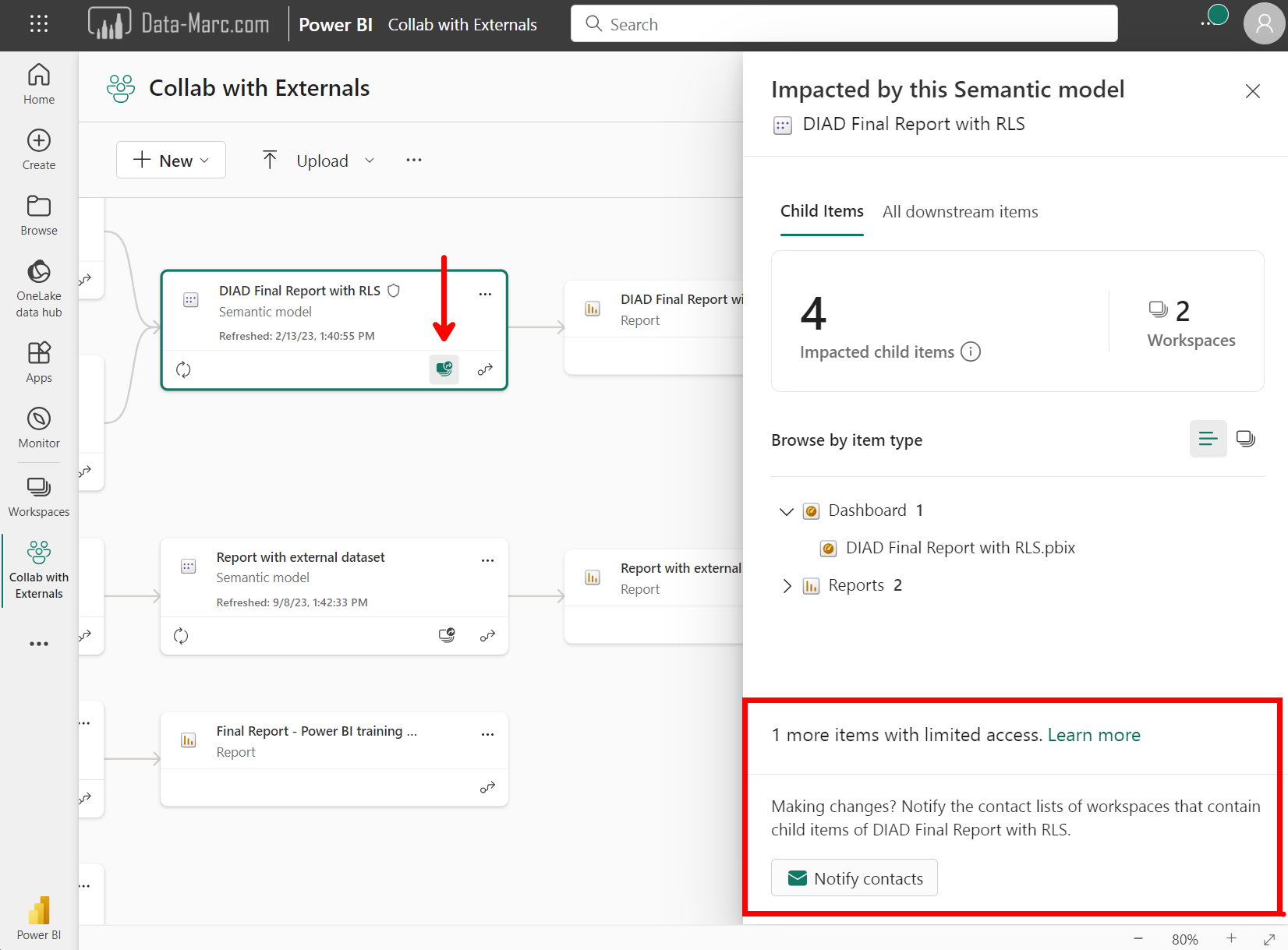Full Impact Analysis in Power BI, Export and Analyze in Excel – Data – Marc